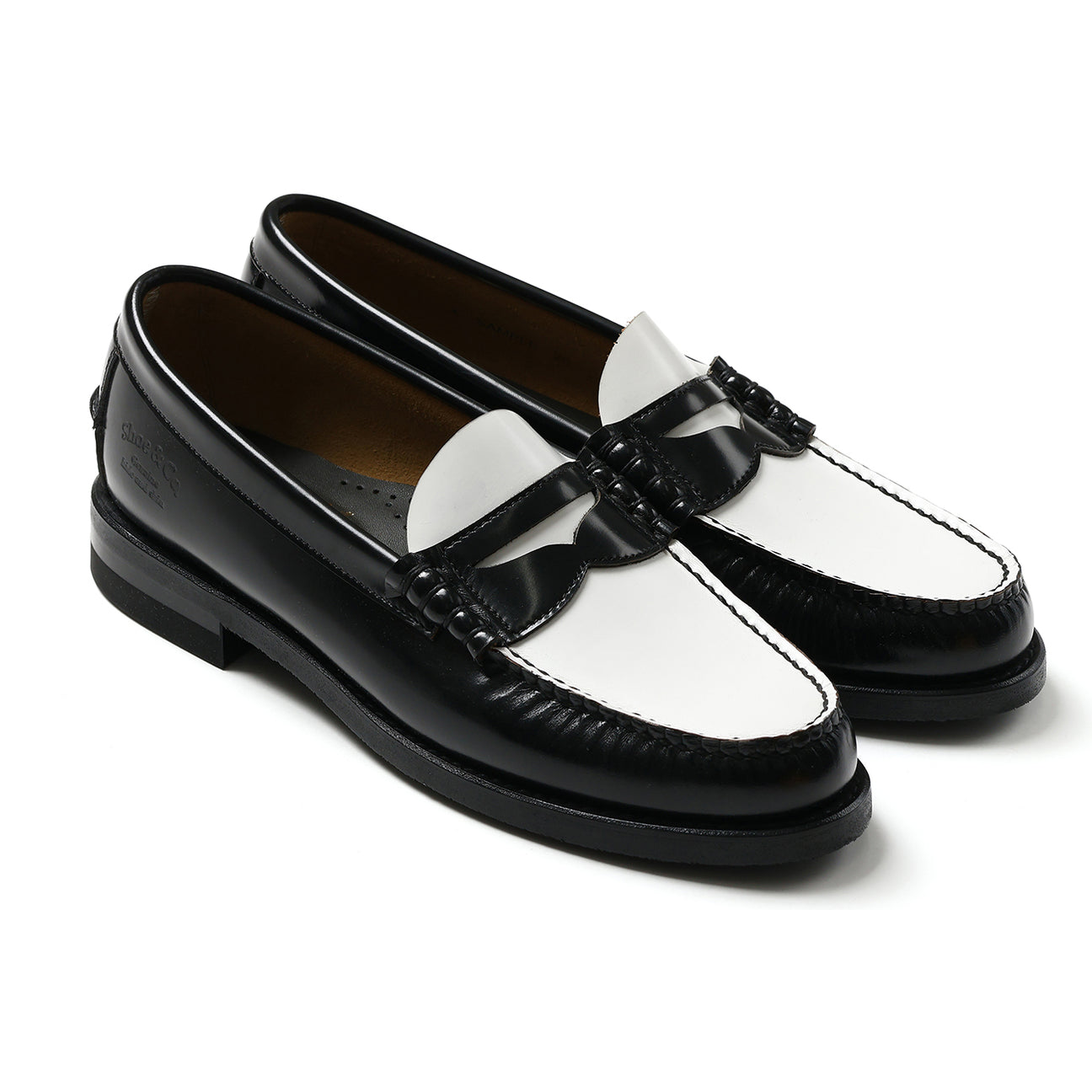 Black And White Loafers